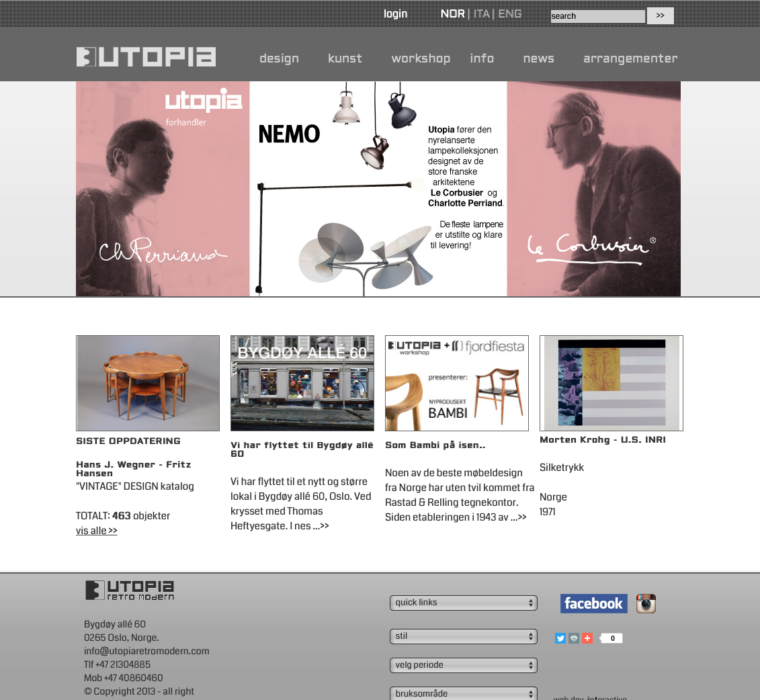 Home page - Utopia Retro Modern